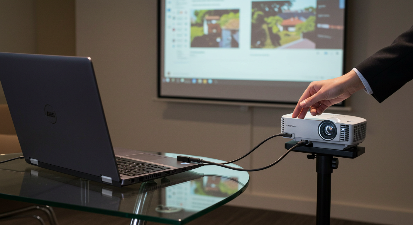 How to Connect Laptop to a Projector - Technology Rental